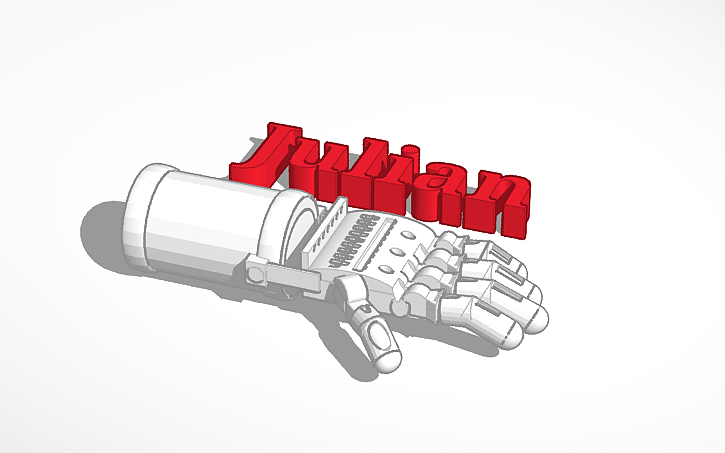 3d Design Prosthetic Hand Tinkercad