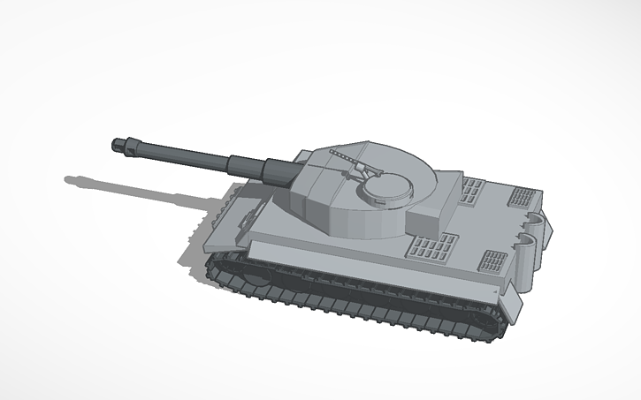 3D design Panzer VI Ausf. E | Tinkercad