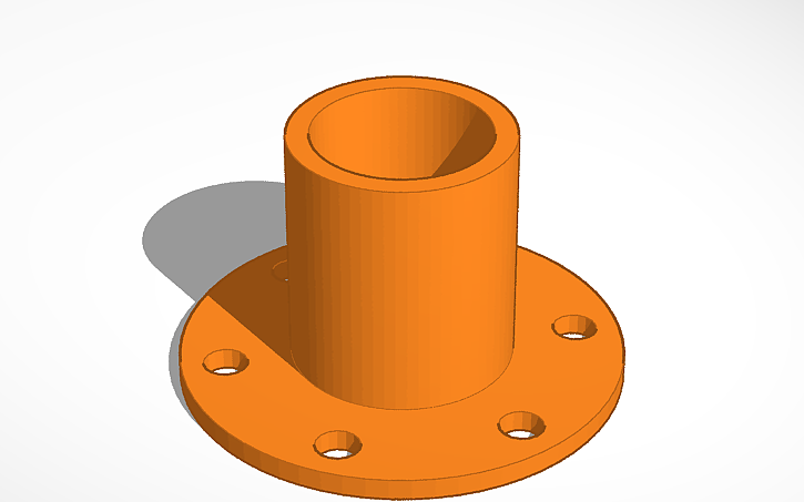 3D design Flange - Tinkercad