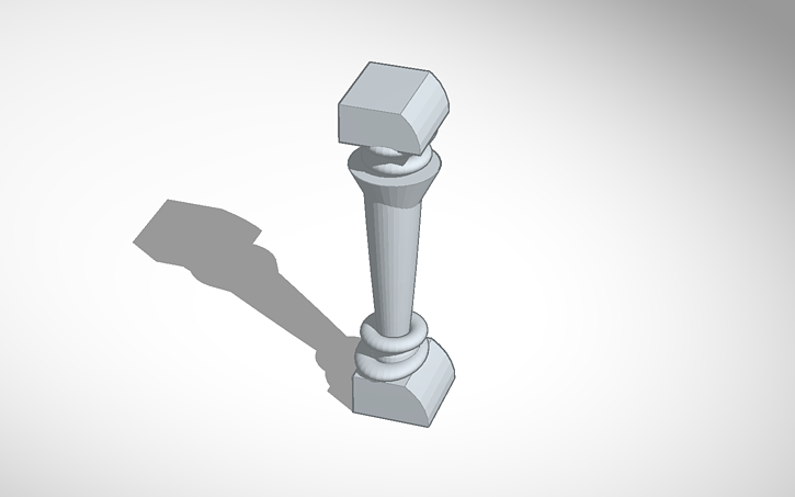 3d Design Column Tinkercad