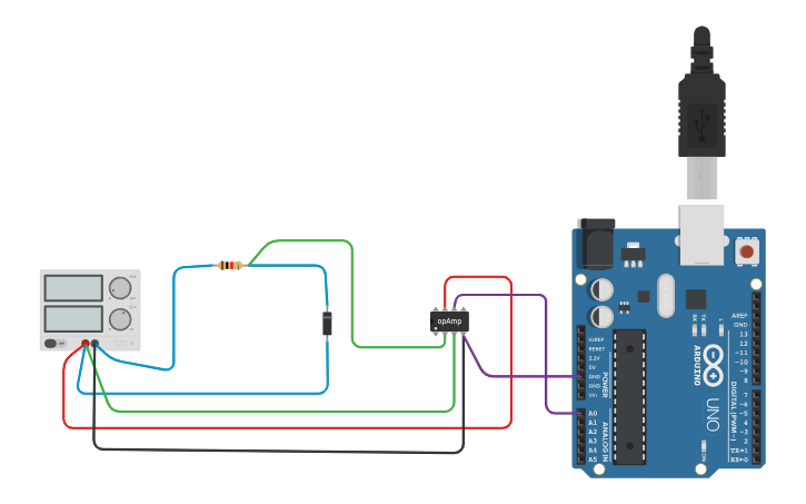 Circuit design SIMULATION 1 - Tinkercad Circuit design SIMULATION 1 - Tinkercad