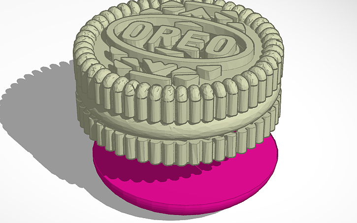 3D design Oreo Jibbit, Charm - Tinkercad