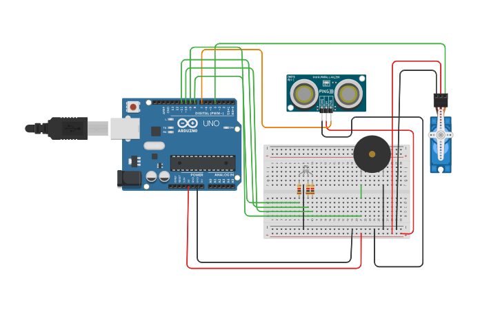 Circuit design Automatic Detection System - Tinkercad