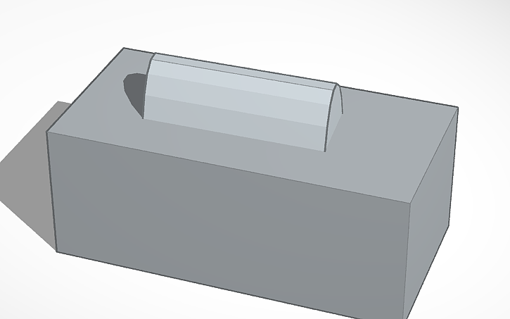 3D design cindar block - Tinkercad