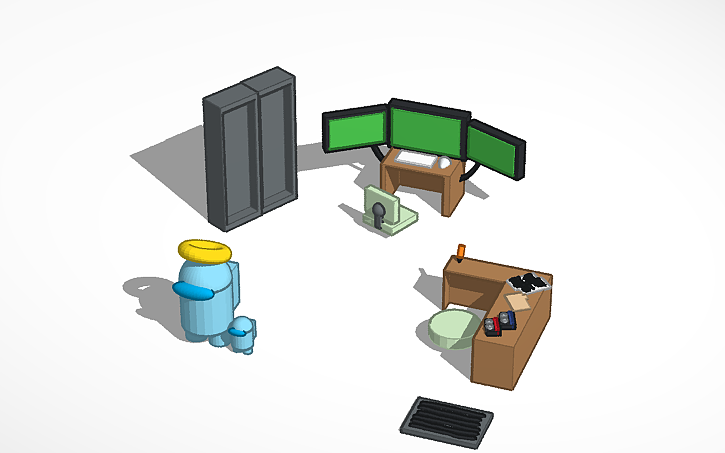 3D design among us creation 7 | Tinkercad