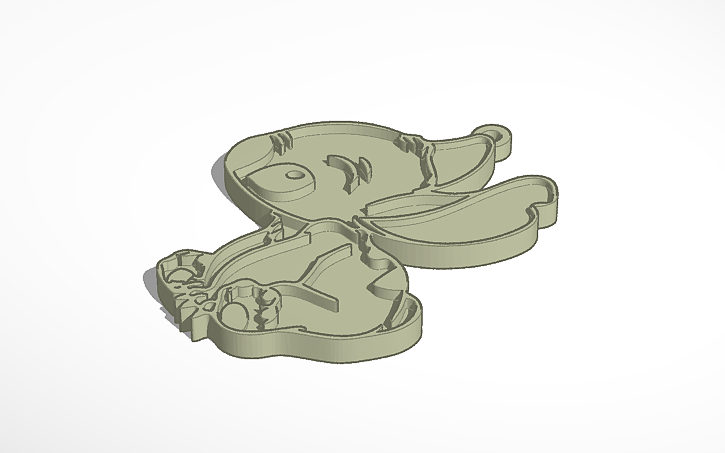3D design LLAVERO STITCH AMANDA - Tinkercad