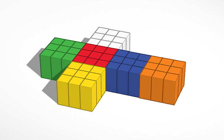 3D design rubix cube - Tinkercad