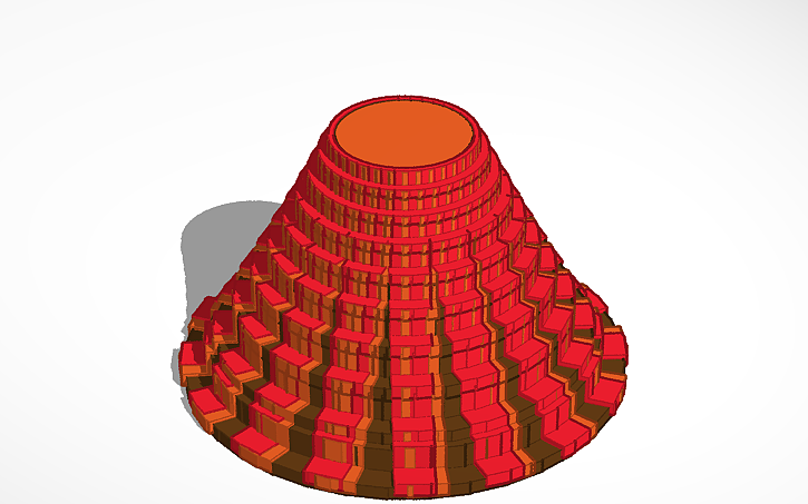3D design Volcan - Tinkercad