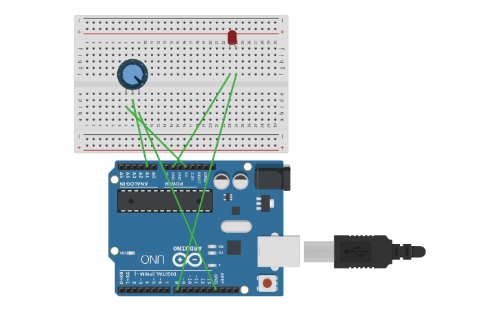Circuit Design Arduino Led Tinkercad 3687