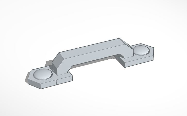 3D design Shield Handle - Tinkercad