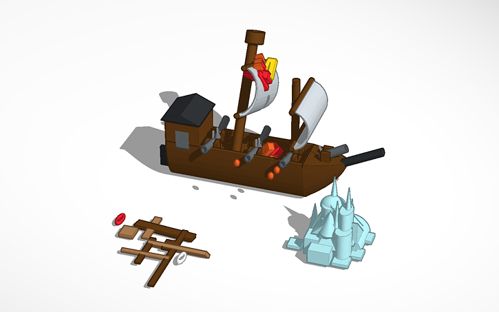 3D design Seafight - Tinkercad