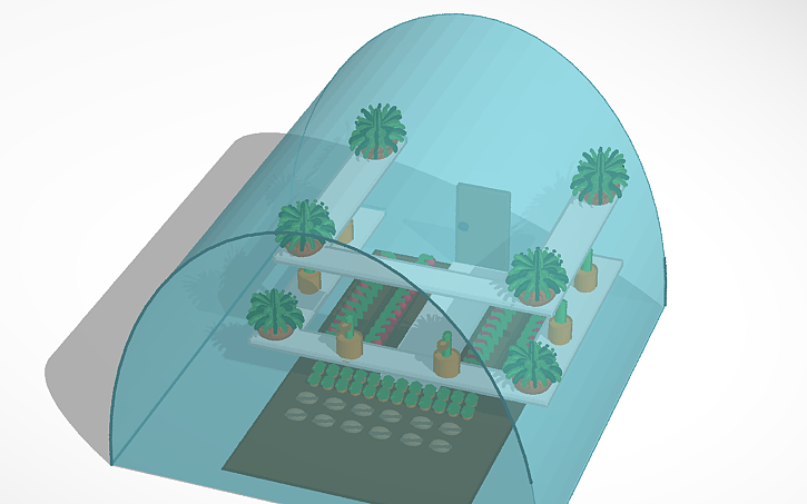 3D design Green House - Tinkercad