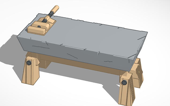 3D design Skyrim Workbench | Tinkercad