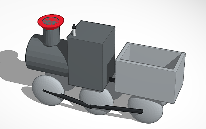 3D design train - Tinkercad