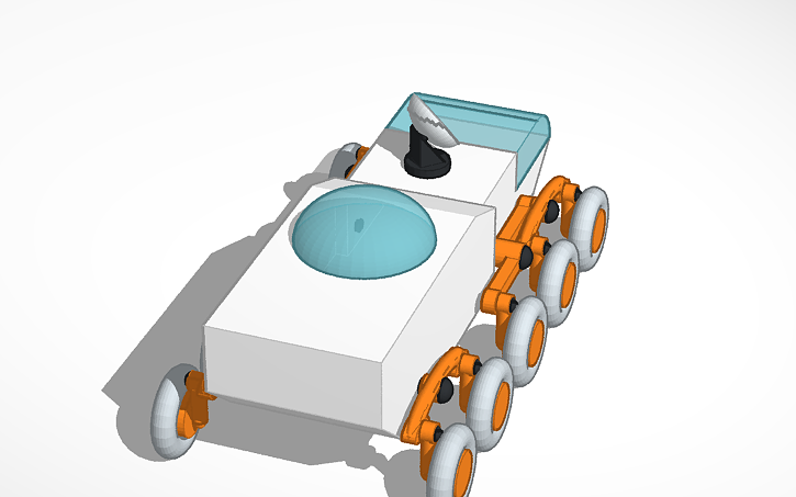 3D design Planet Rover - Tinkercad