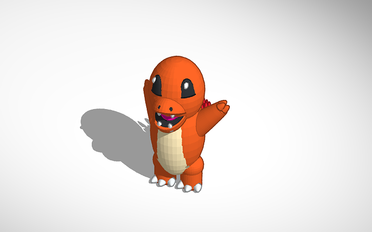 3D design Charmander | Tinkercad