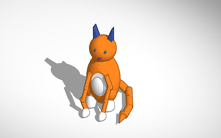 3D design cat | Tinkercad