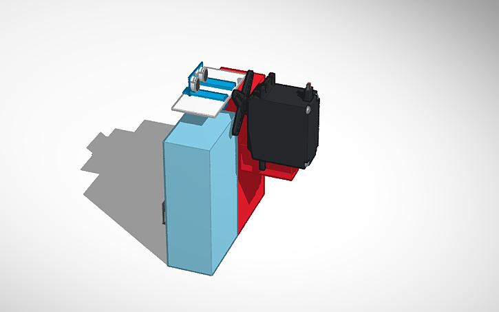 3D design ssm mech dustbin - Tinkercad
