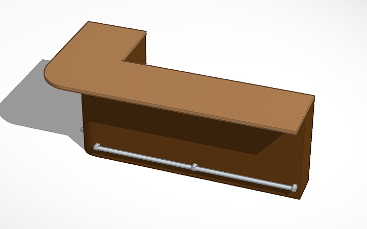 3D design Bar - Tinkercad