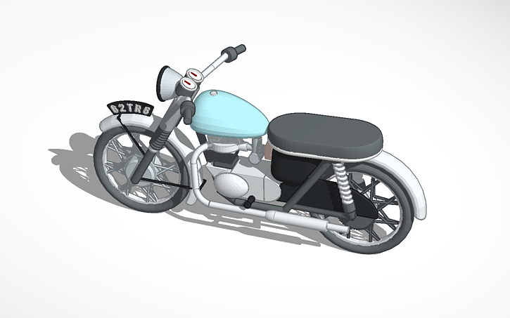 3D design 1962 Triumph TR6 Trophy Motorcycle | Tinkercad