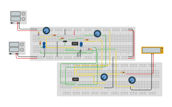 Circuit design Electronic Thermometer - Tinkercad
