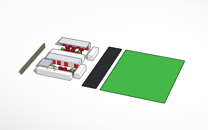 3D design SOAR prep layout - Tinkercad