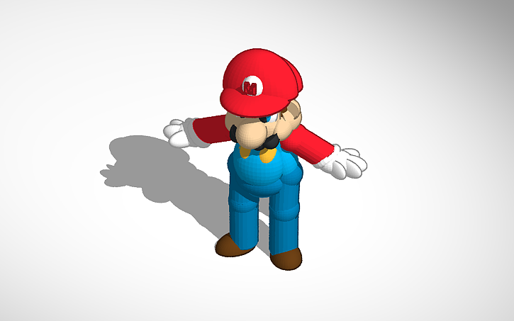 3D design Mario - Tinkercad