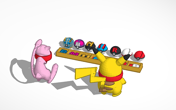 3D design Pokemon =) - Tinkercad