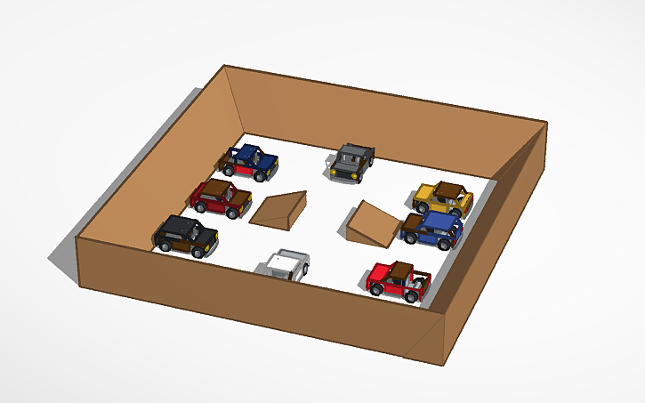 3D design Demolition Derby in Sim Lab v2 - Tinkercad