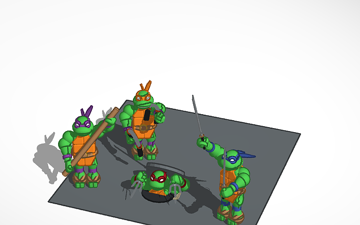 3d Design Tmnt Tinkercad