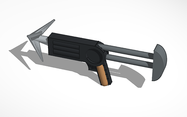 3D design Modified Batman Grappling Gun V2 - Tinkercad