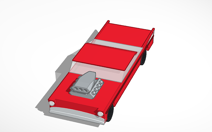 3D design 1957 Chevy bel air - Tinkercad