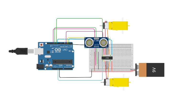 Circuit design testeR10 - Tinkercad