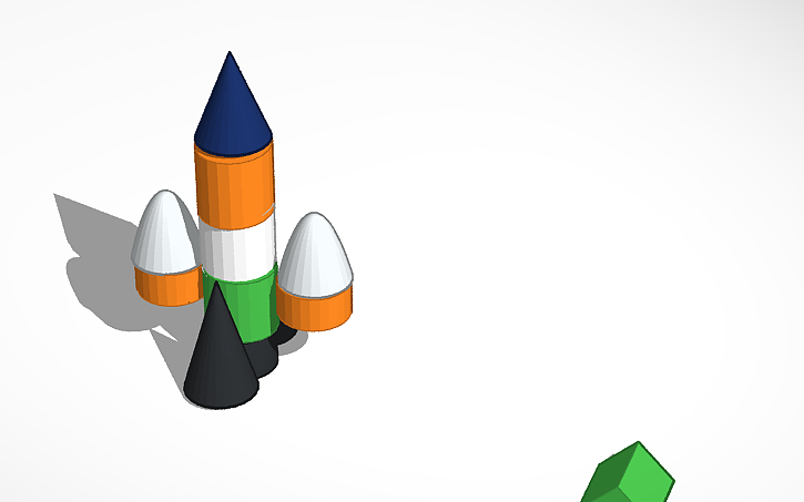 3D design rocket project | Tinkercad