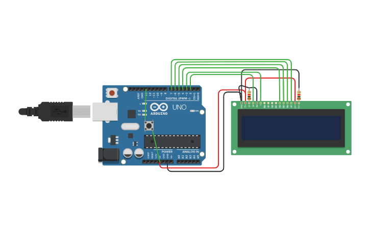 Circuit design Copy of Google Dino | Tinkercad