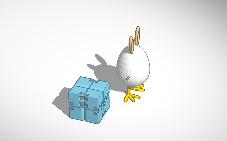 3D design Infinity Cube - Tinkercad