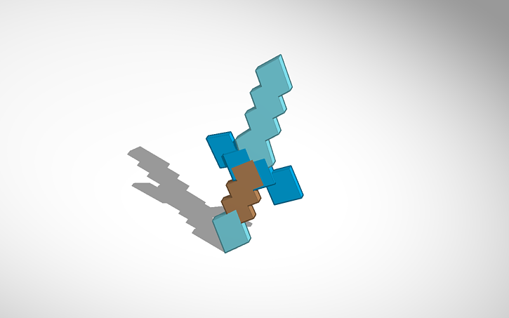 3D design Diamond sword | Tinkercad