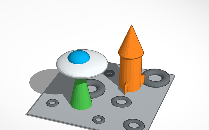 3D design on the moon - Tinkercad