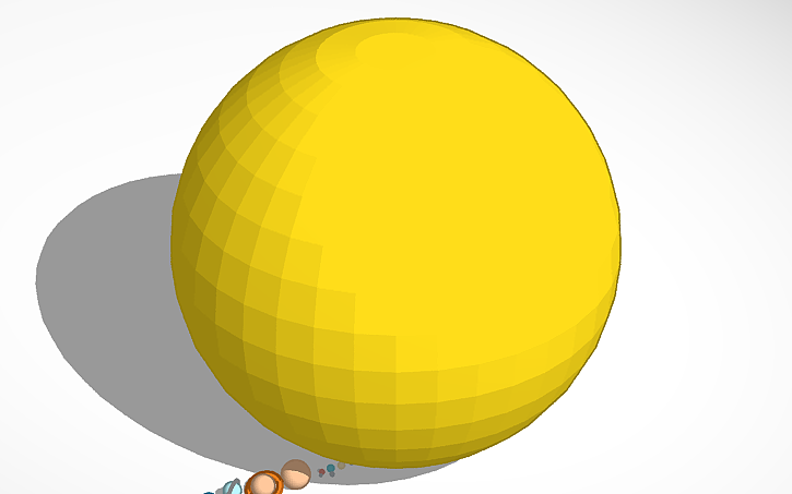 3D design Solar System - Tinkercad