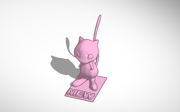 3D design Mew - Tinkercad