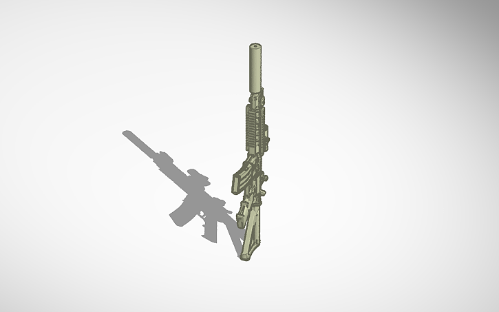 3D design M1A16-2 - Tinkercad