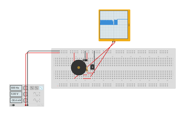 Circuit Design Piezo Transistor Tinkercad