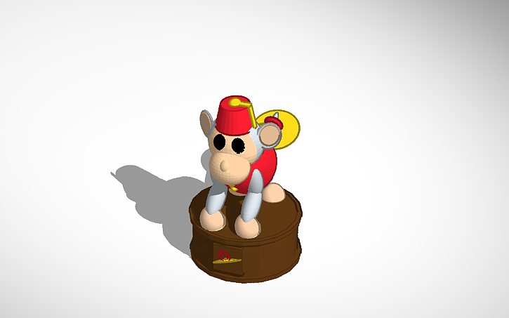 3D design Toy Monkey - Tinkercad