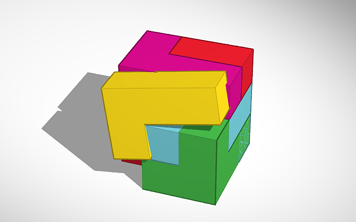 3d Design Copy Of 5 Rotating Objects Tinkercad