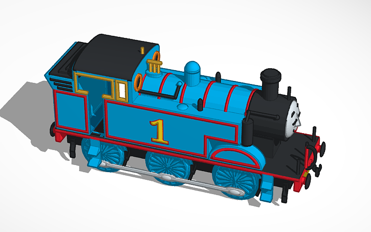 3D design the railway series: thomas the tank engine MK2 - Tinkercad