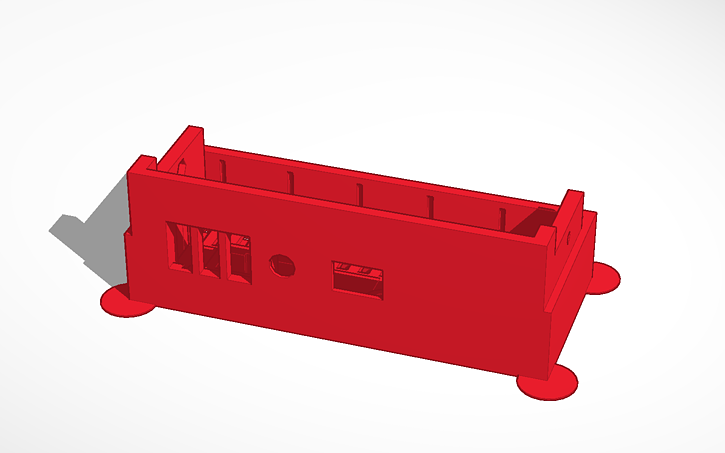 3D design Power supply cover with Voltmeter | Tinkercad