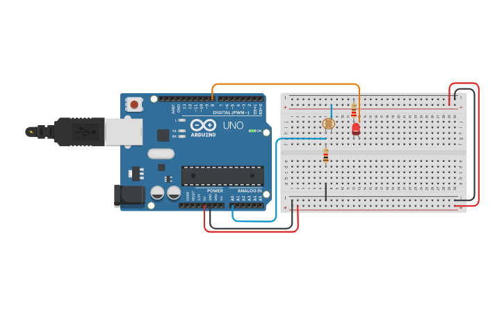 Circuit design INTERRUPTOR CREPUSCULAR | Tinkercad
