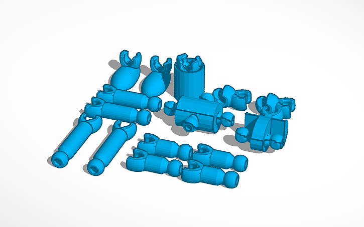 3D design Action Figure needs support - Tinkercad