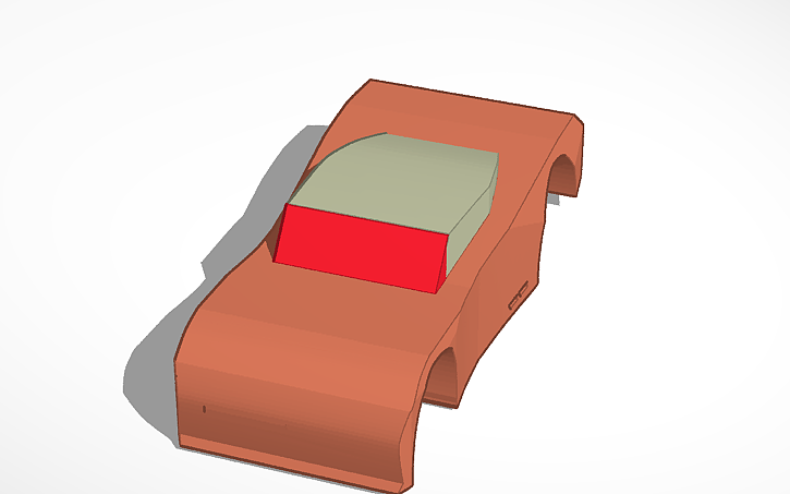 3D design cars shel - Tinkercad
