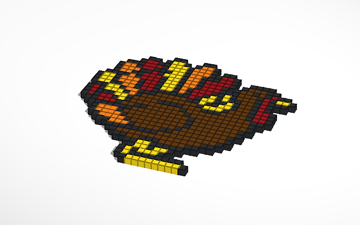 3D design Turkey for the thanksgiving contest - Tinkercad